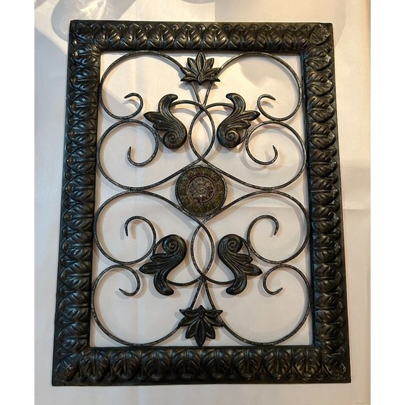 Accents | Classic Vintage Metal Scroll With Distressed Bronze Finish ...